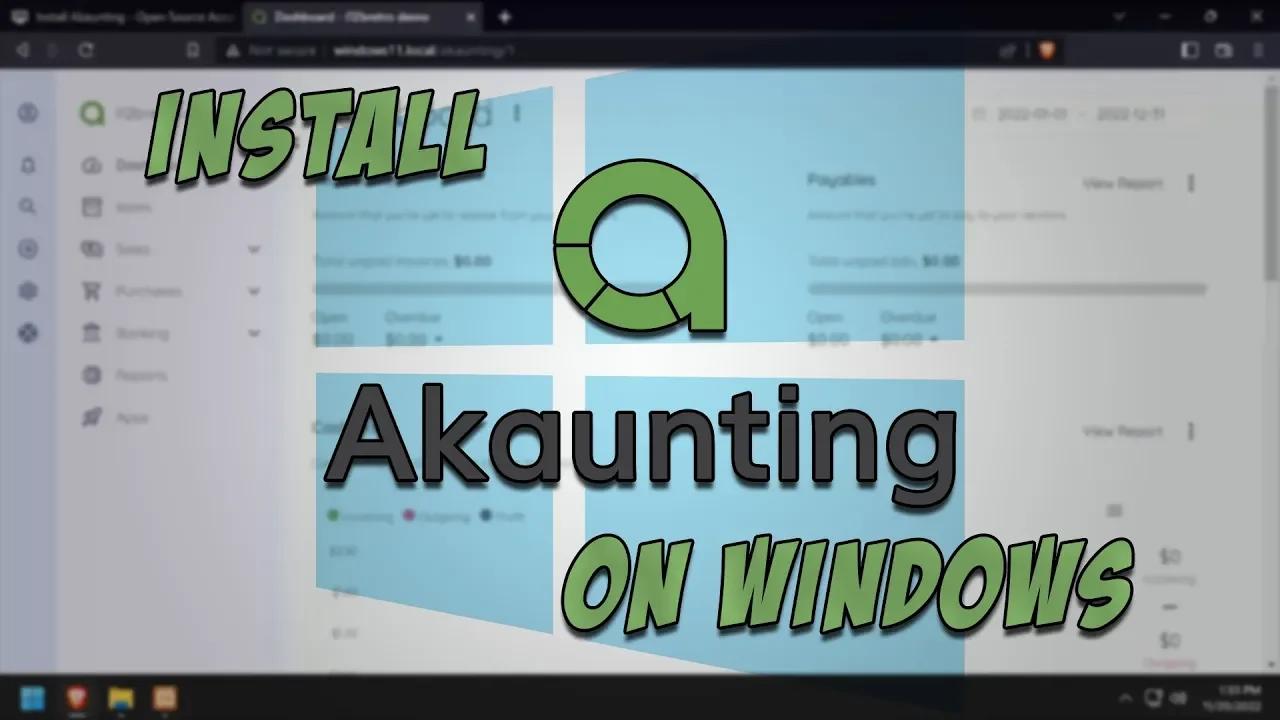 Install Akaunting - Open Source Accounting Software - On Windows
