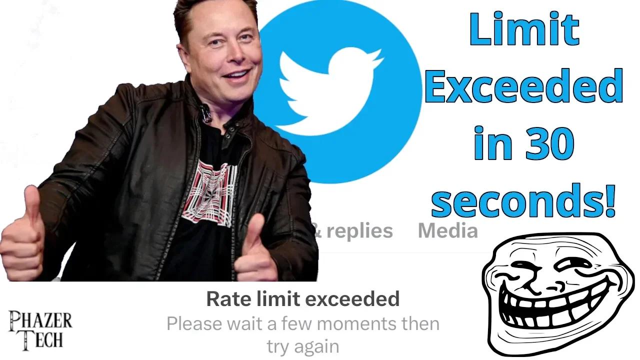 Elon Musk Announces Twitter Rate Limit - I Reached It In 30 Seconds! (WR Speedrun)