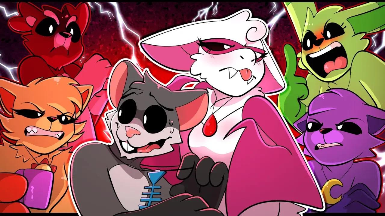 CatNap X CatFeine & Rabie Baby's Run Down | Nightmare Critters | Poppy ...