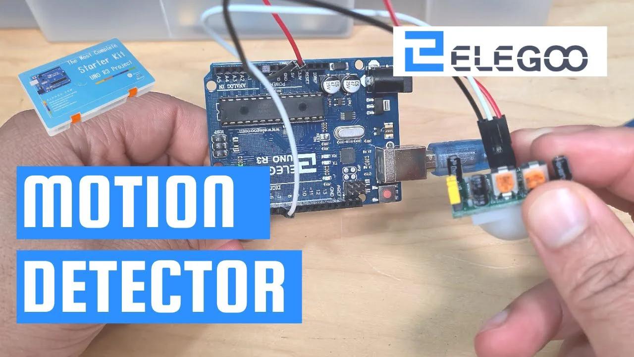 Motion Detector HC SR501 PIR Sensor Arduino Tutorial - Elegoo The Most ...