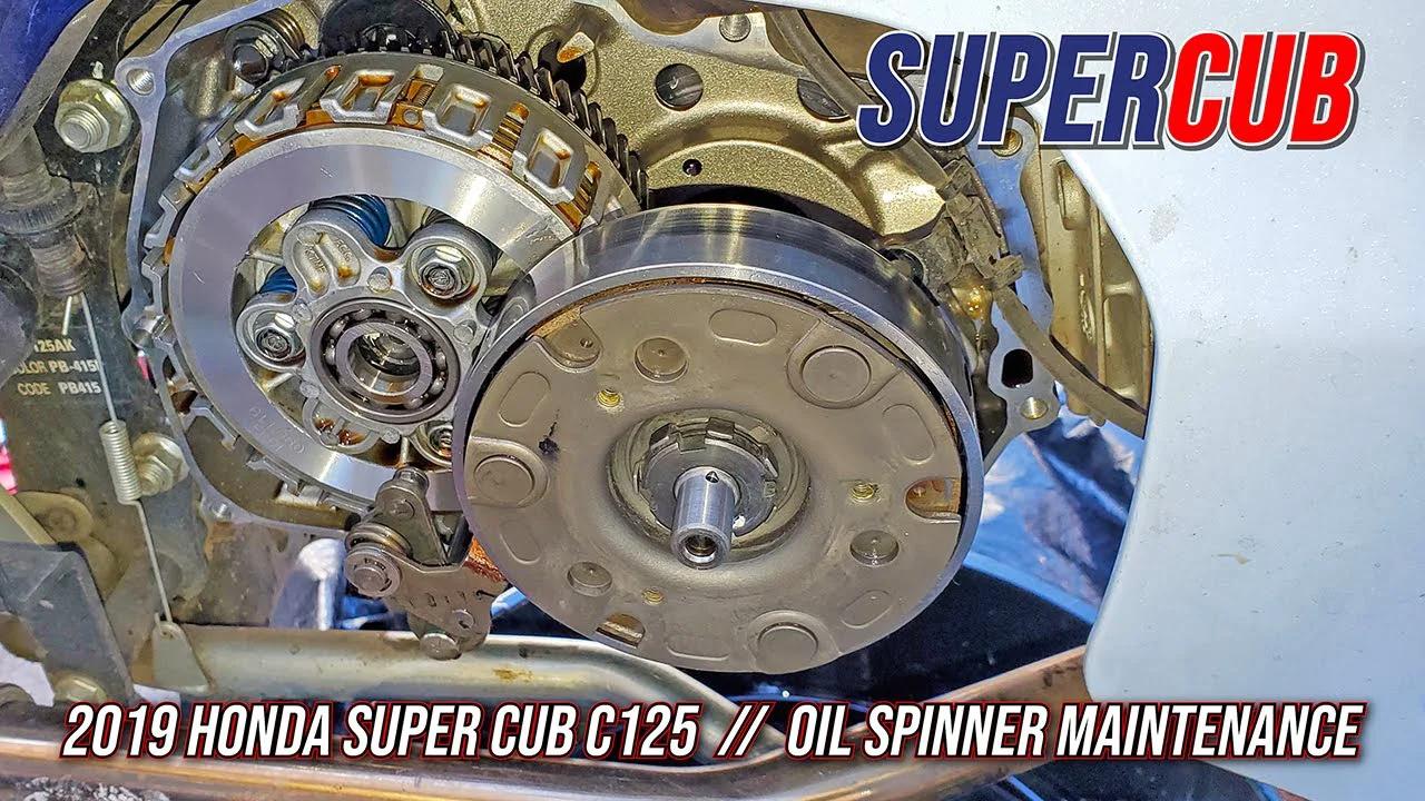 SUPERCUB: Oil Spinner Maintenance & Cleaning