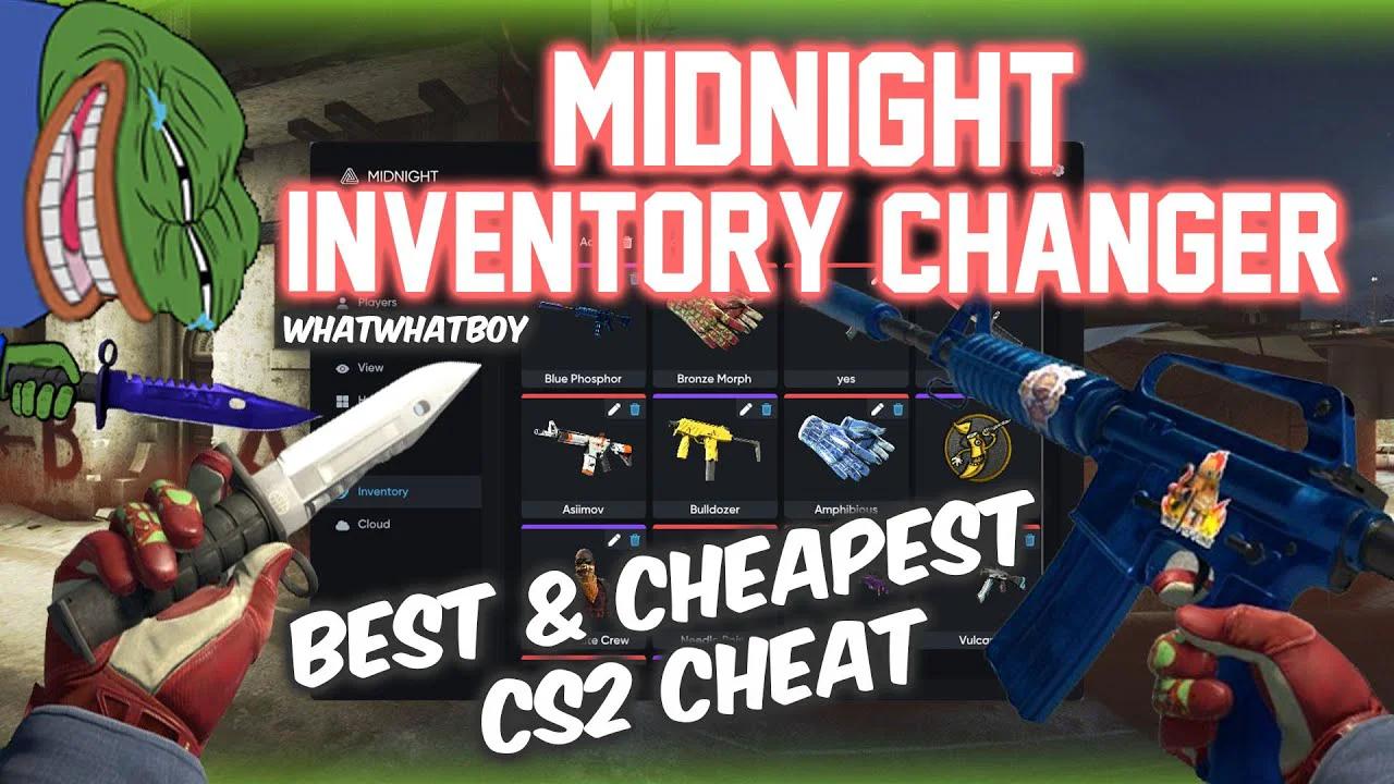 Midnight Inventory/Skin Changer - BEST 5$ CS2 CHEAT & Weapon/Player ...