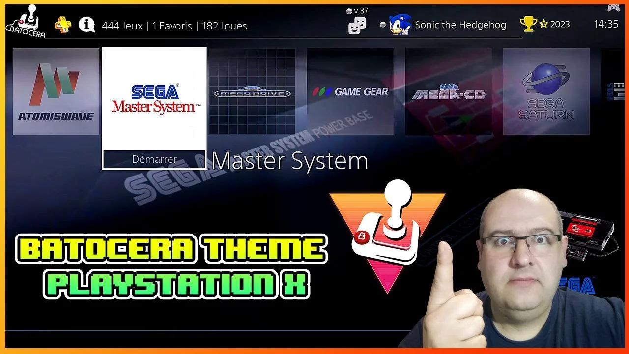 Batocera thème : Playstation-X