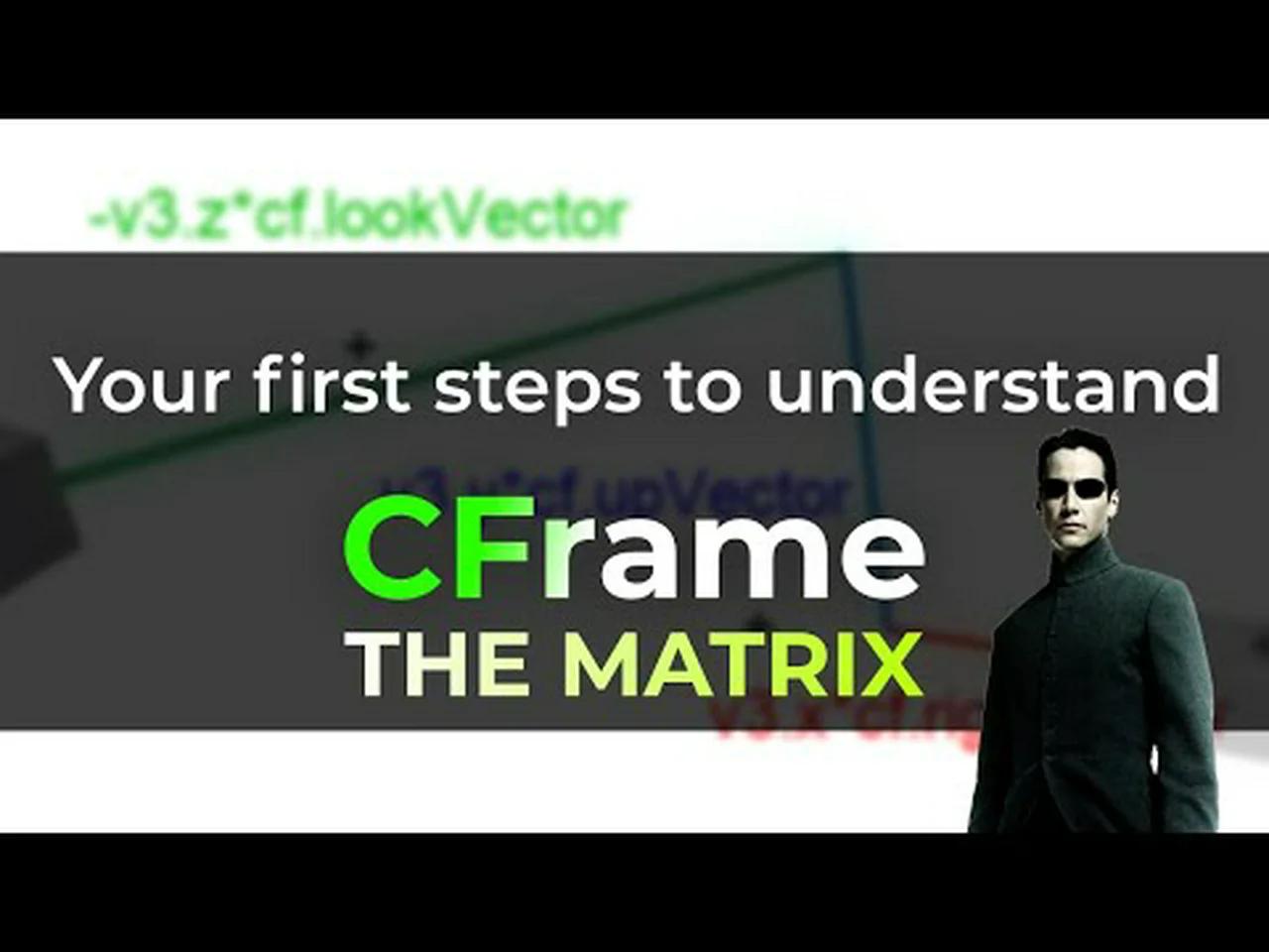 Introductory Cframe Scripting Tutorial