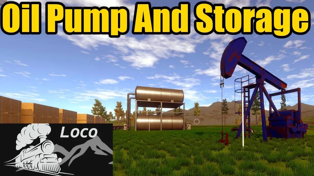 Loco Shortline Operations | Oil Pump And Storage