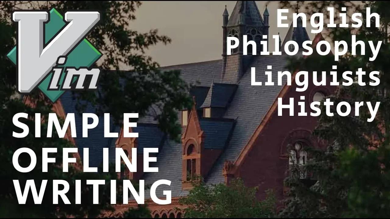 Vim for non programming work tutorial