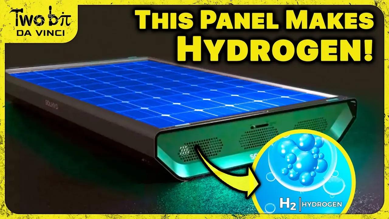 GENIUS Solar Panel Produces Hydrogen At Home!