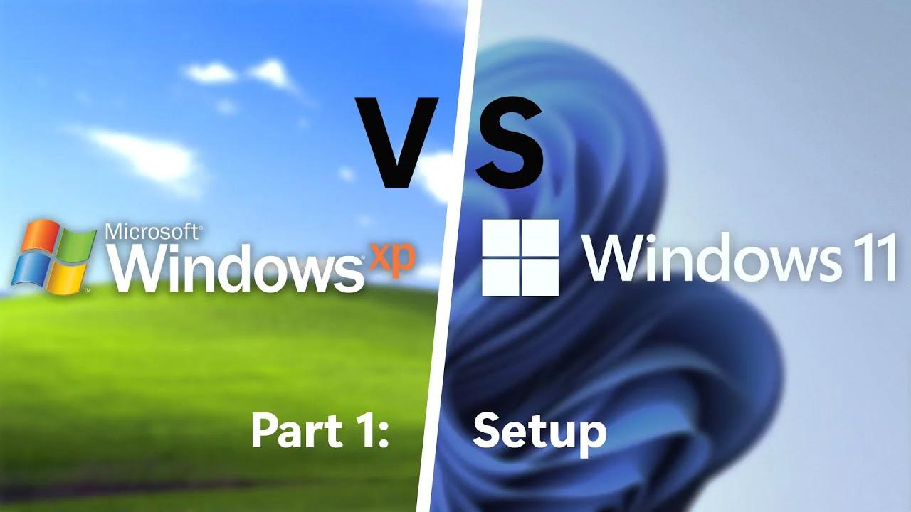 Windows XP vs Windows 11 Dev build (no TPM 2.0) Speed Comparison - Part ...