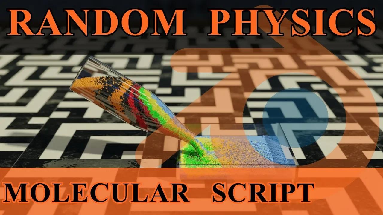Few Random Physics Sims - Molecular Script & Flip Fluids