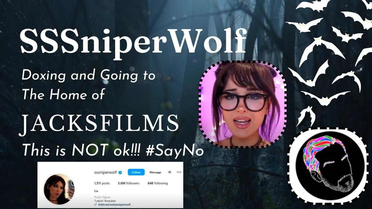 SSsniperwolf Doxing and Going To jacksfilms Home #sssniperwolf # ...