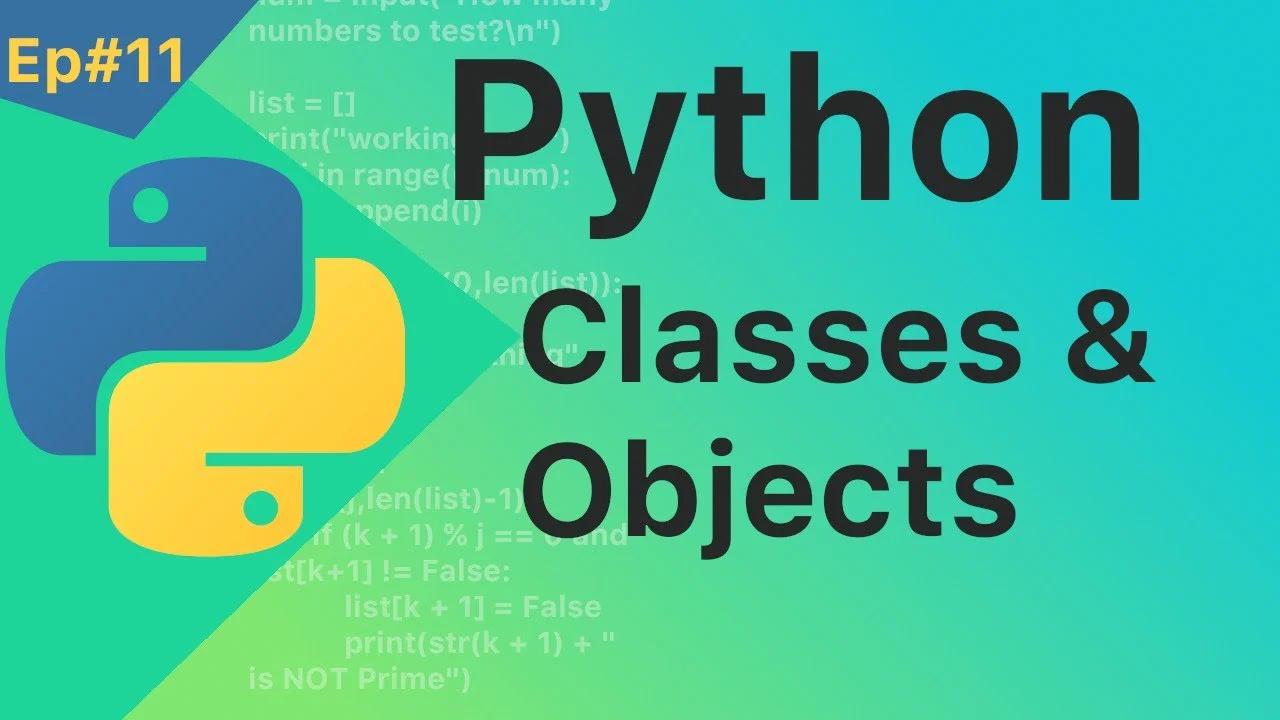 Python Programming Tutorial Classes And Objects Windows 10 Visual
