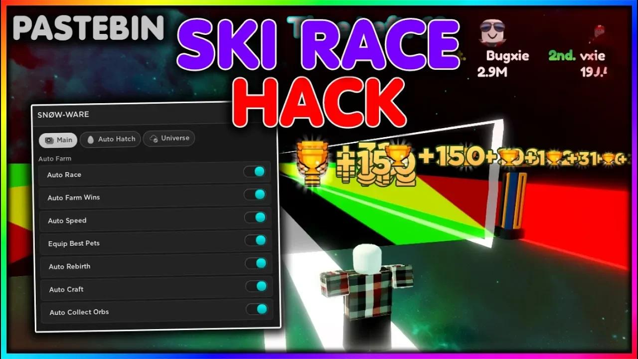 Ski Race Script Hack - Auto Farm, Infinite Wins, AUto Hatch Eggs & More ...
