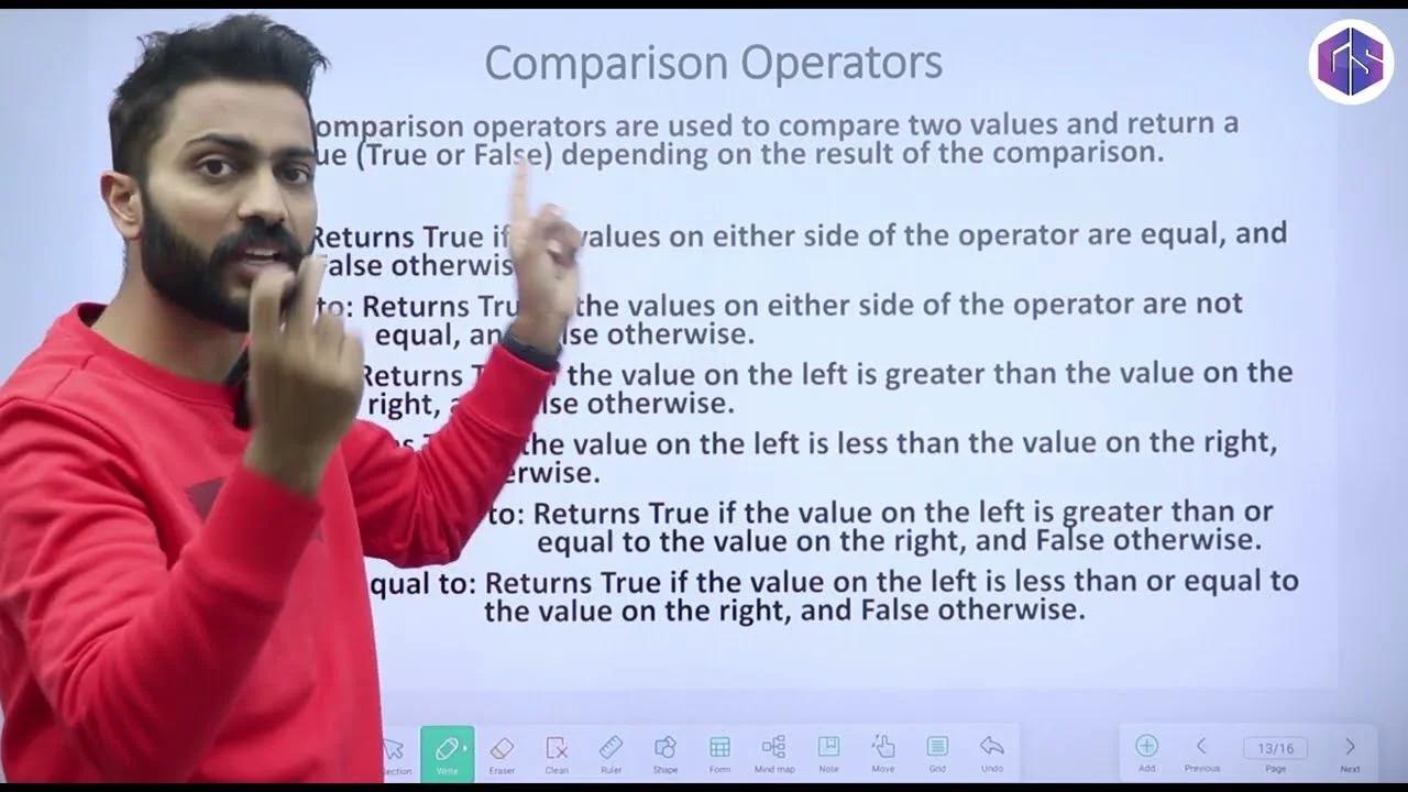 Comparison Operators in Python | Precedence & Associativity | Python 🐍 for beginners