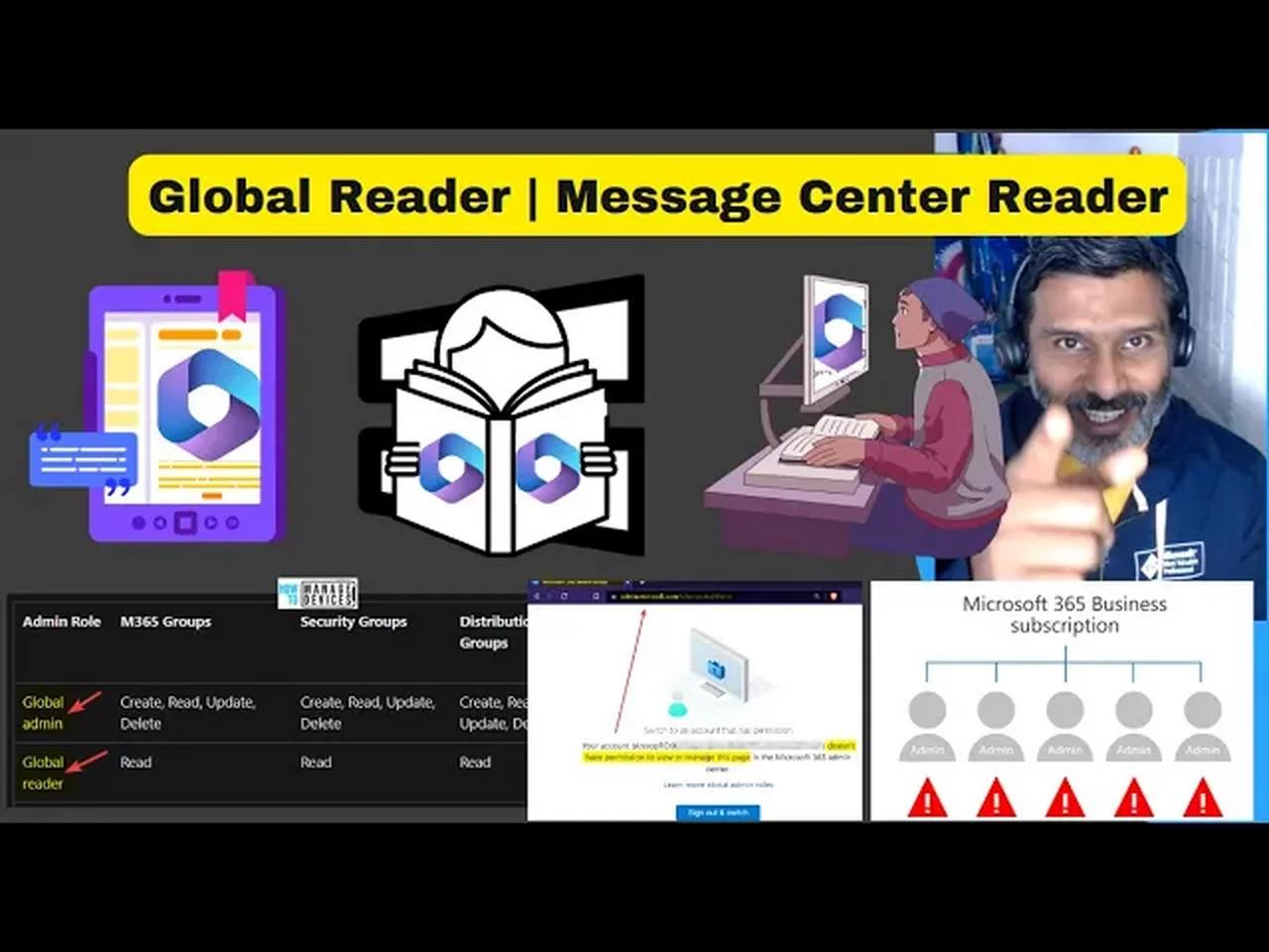 Global Reader Message Center Reader Roles Permissions Best and Easiest ...