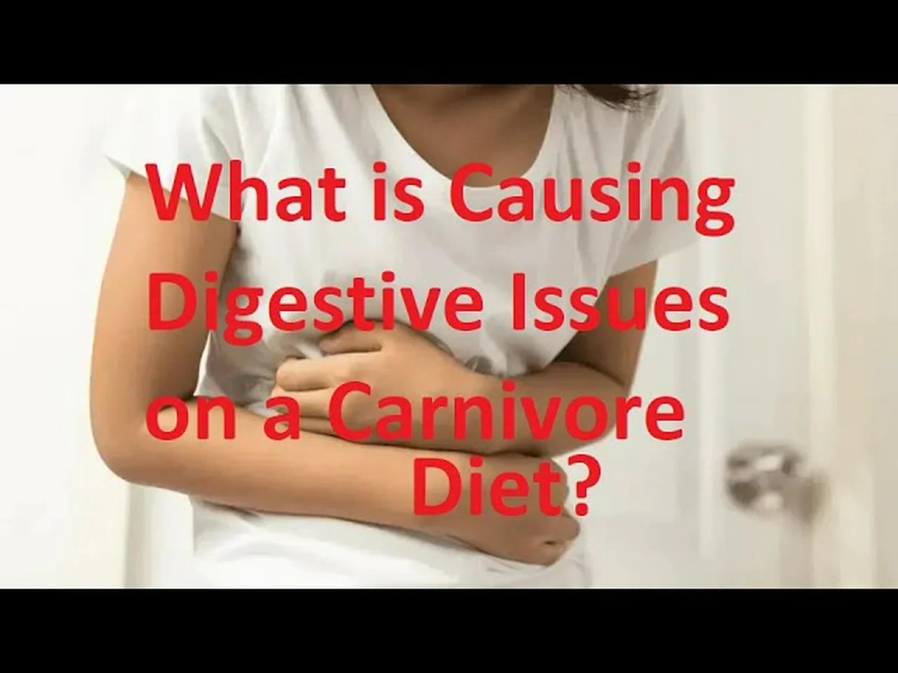 What is Causing Digestive Issues on a Carnivore Diet?