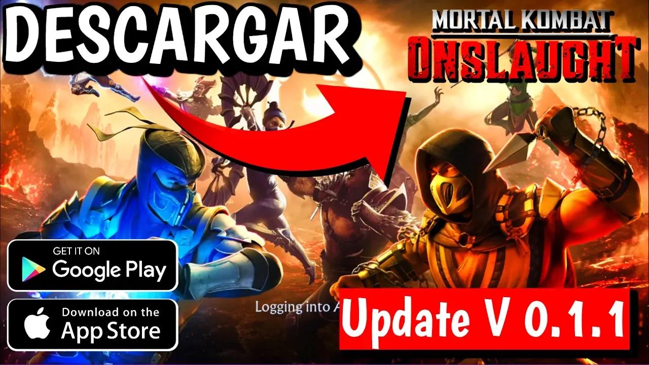 🔥Cómo Actualizar MORTAL KOMBAT ONSLAUGHT v 0.1.1 Gameplay Español💀(Android/IOS)
