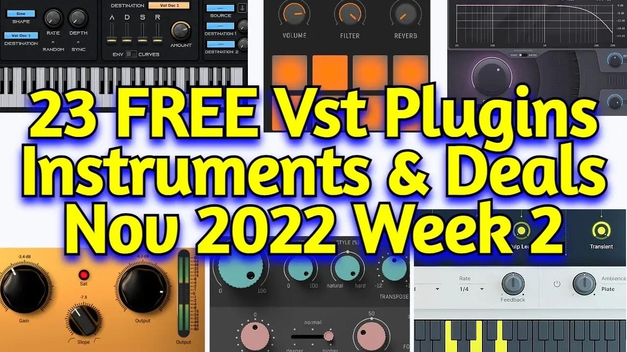 23 New FREE VST Plugins, Vst Instruments, Sample Packs & Black Friday ...