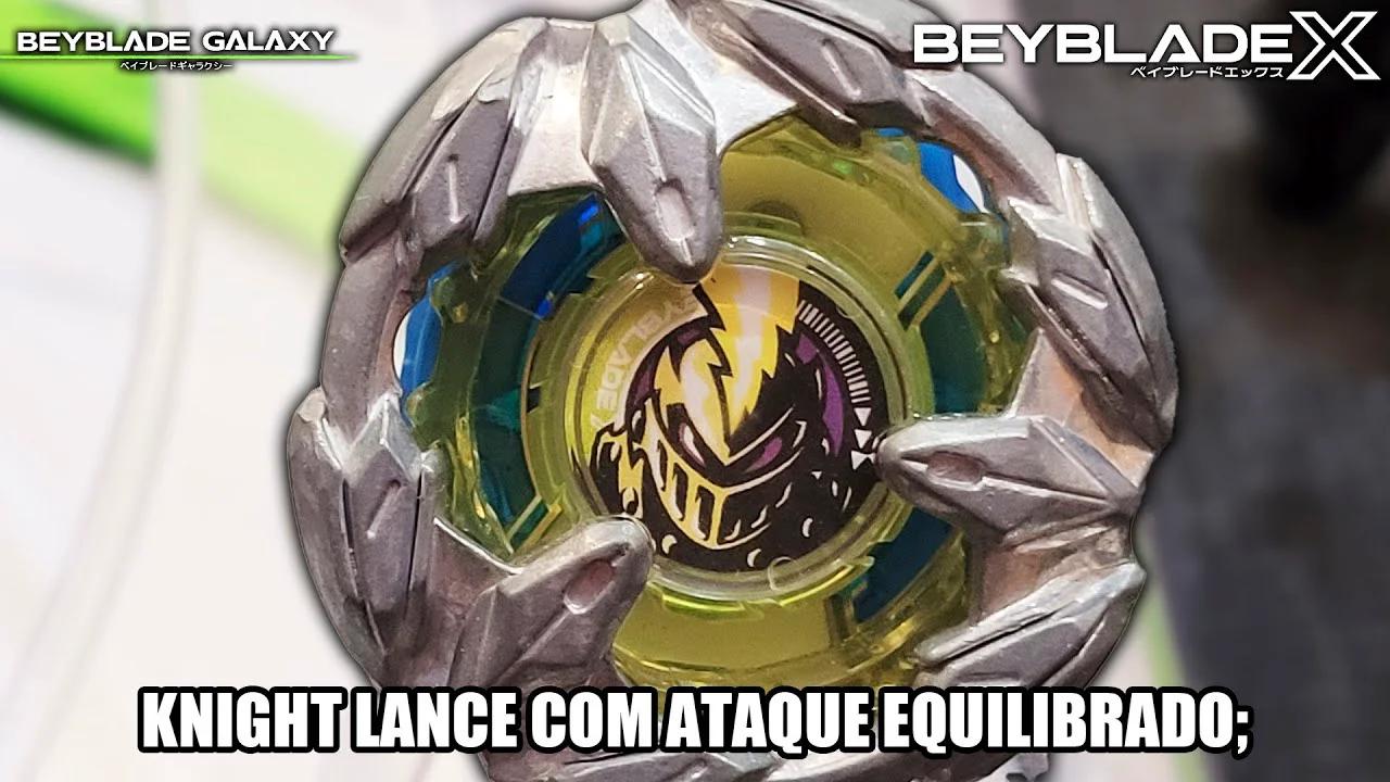KNIGHT LANCE 5-60R um combo de ataque equilibrado - Beyblade X ベイブレードX