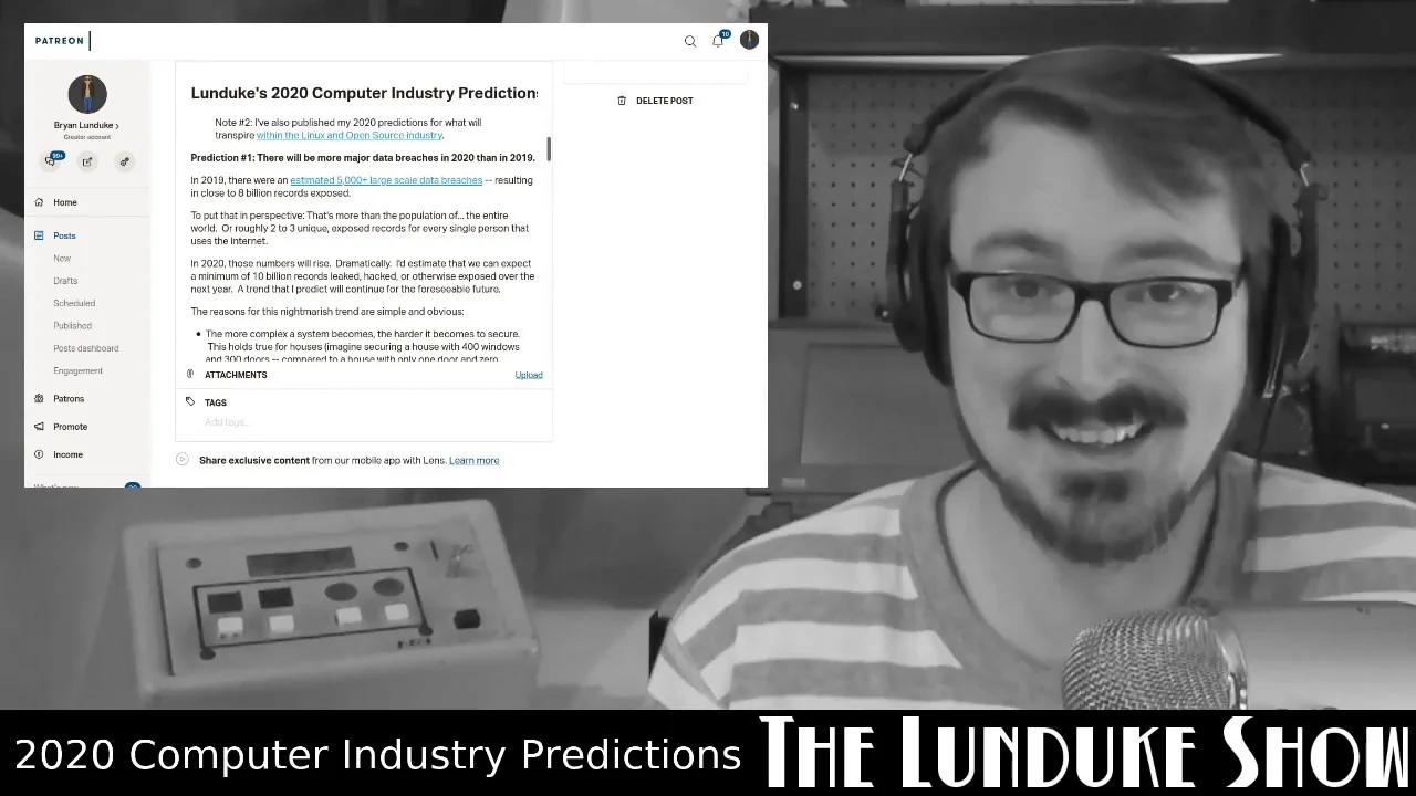 Lunduke's 2020 Computer Industry Predictions