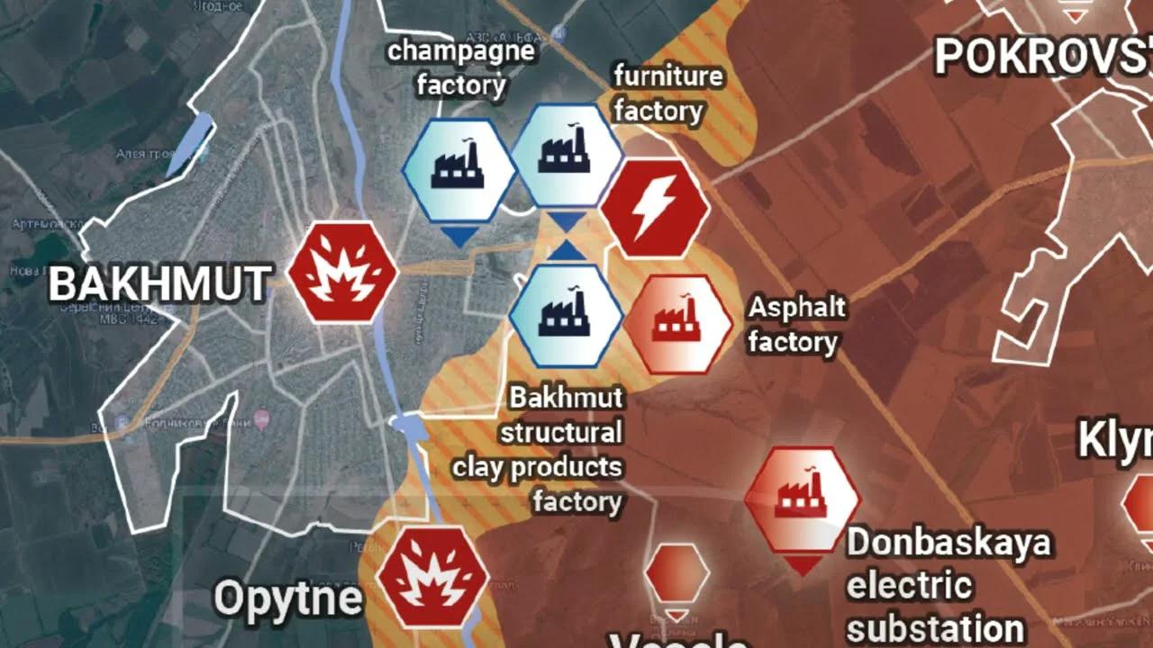 Ukraine War Update Rybar Map for October 25, 2022 Starobelsk Soledar ...