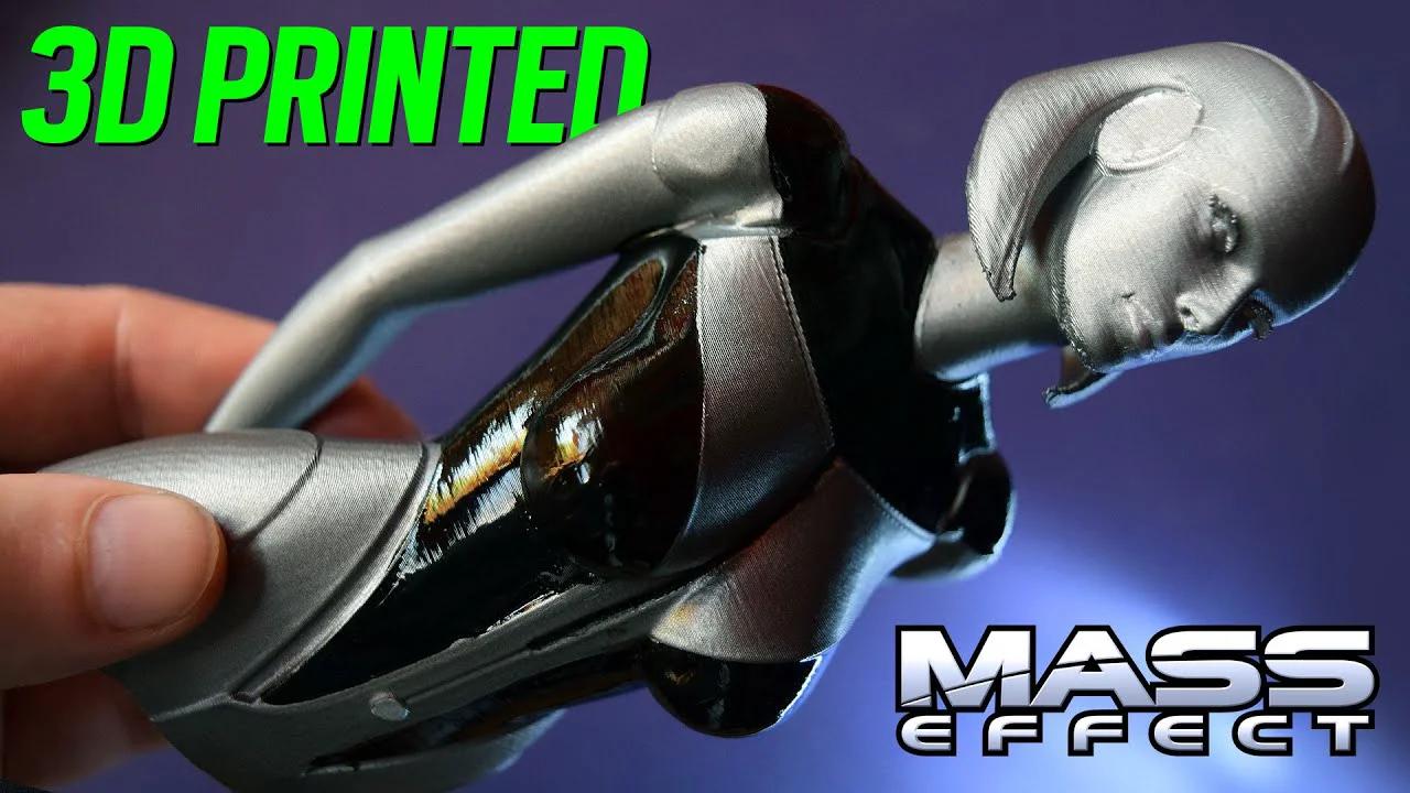 3D Printed EDI Mass Effect Figurine - Creality K1 3D Printer - Print ...