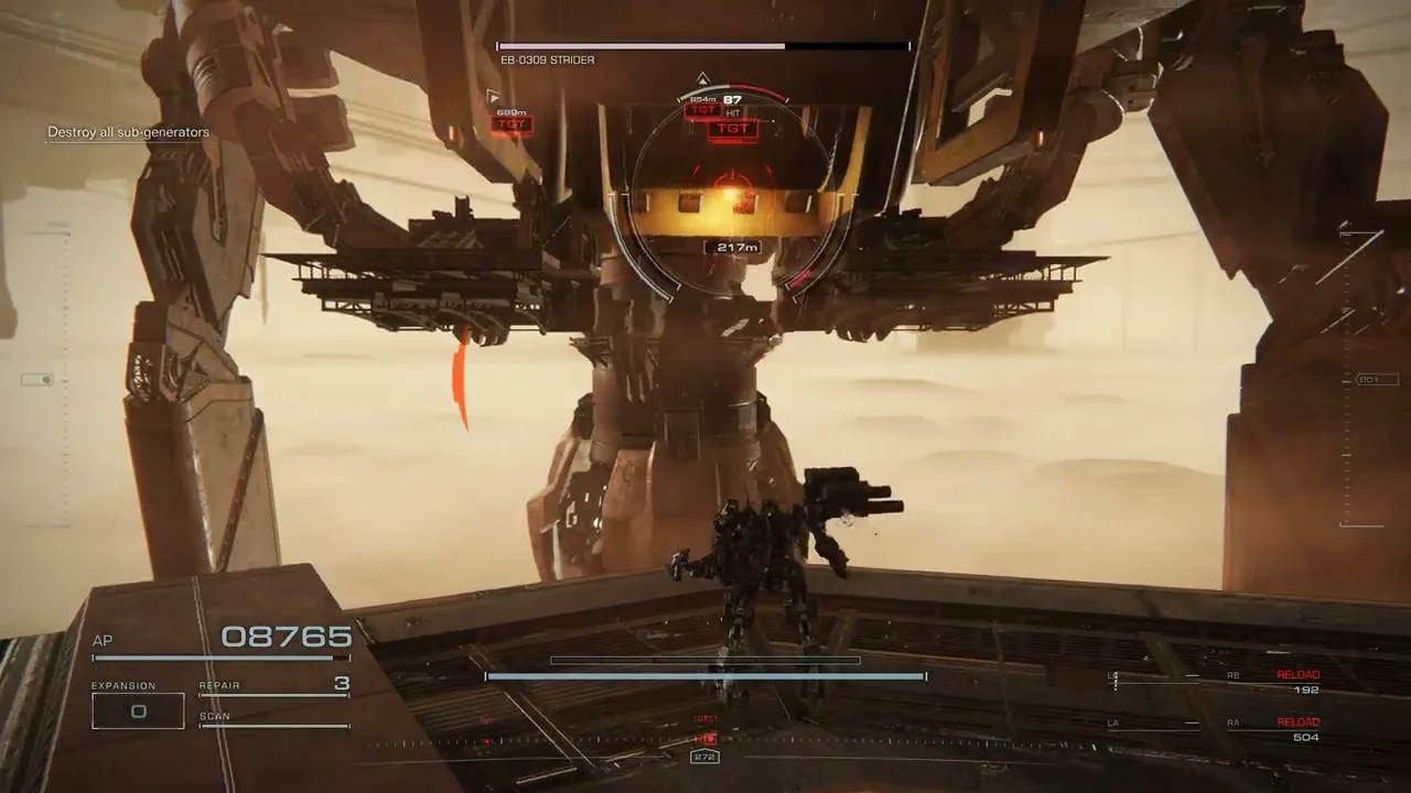AC 6: STRIDER BOSS BATTLE