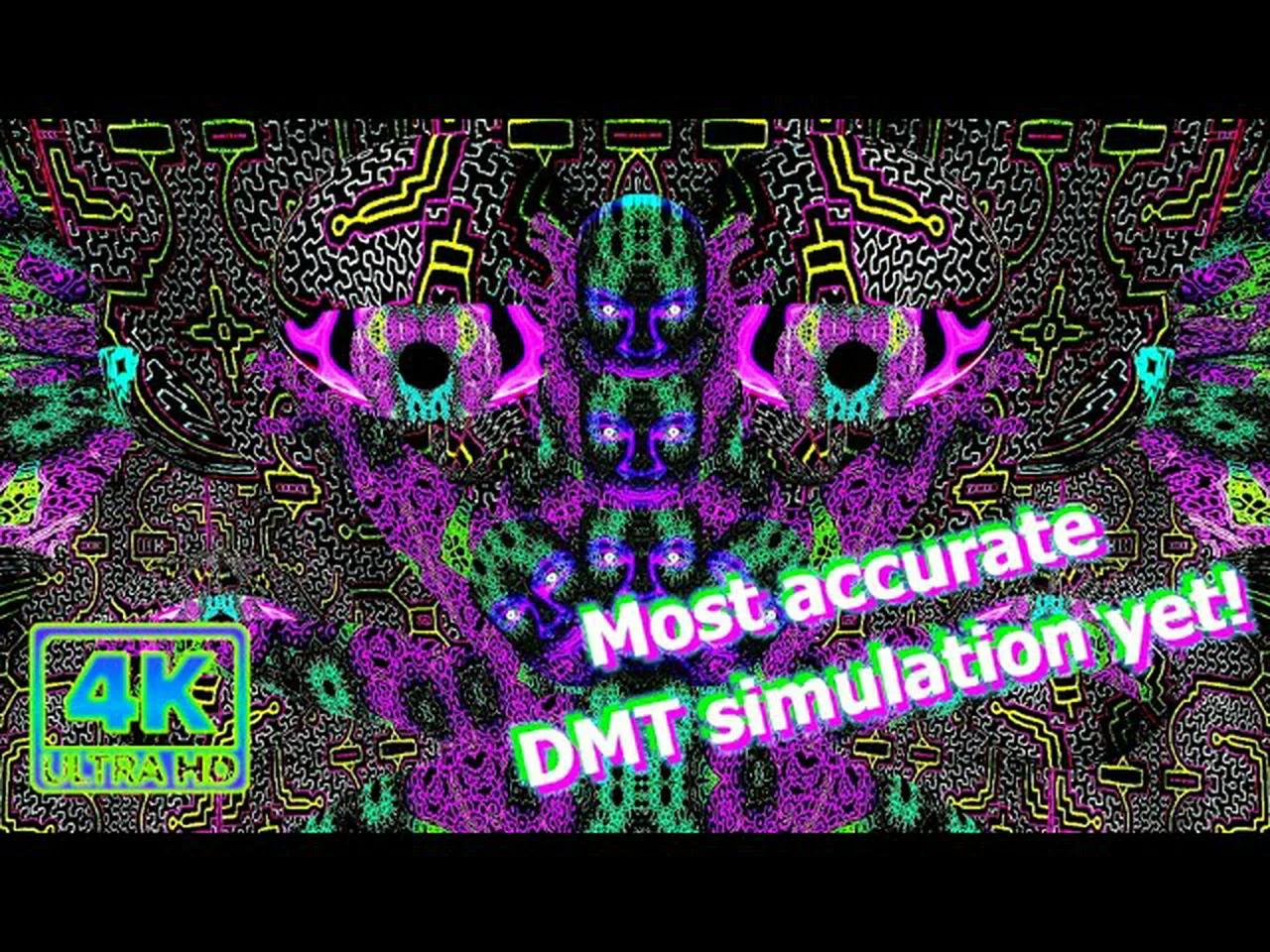All New DMT Breakthrough (Trip Simulation, 4K)