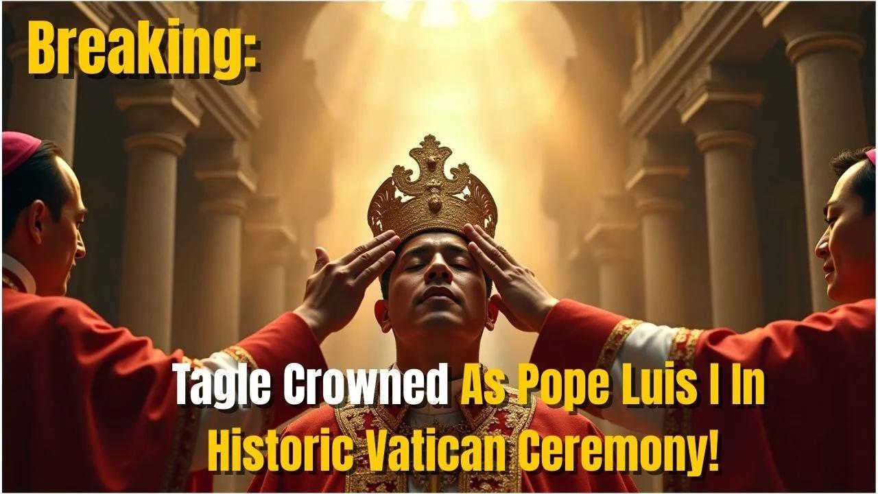 Breaking: Tagle Crowned As Pope Luis I In Historic Vatican Ceremony!