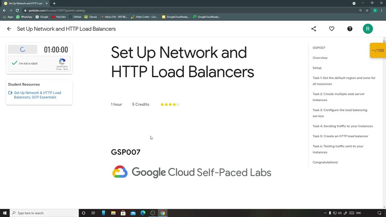 Set up network and http load balancers