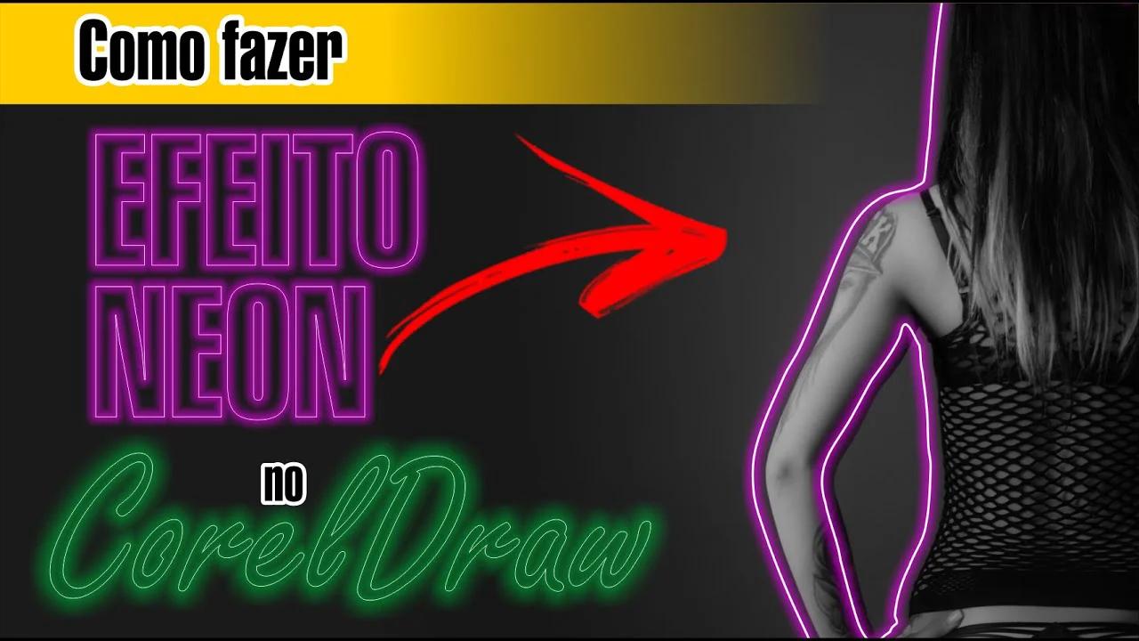 Como fazer EFEITO NEON no Corel Draw