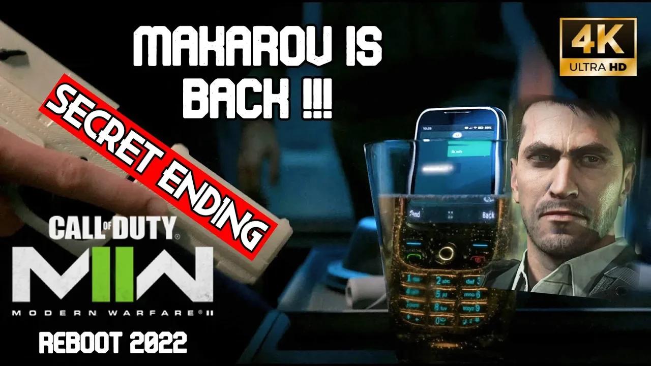 CALL OF DUTY MODERN WARFARE 2 SECRET ENDING VLADIMIR MAKAROV IS BACK ...