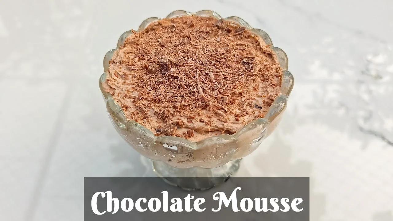 Chocolate Mousse | চকোলেট মুজ রেসিপি শুধু দুটি উপকরণ দিয়ে | Two ...
