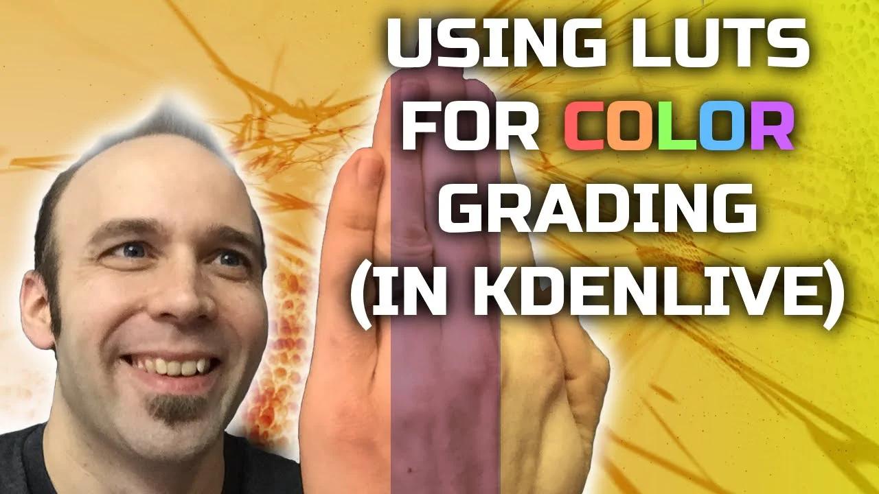 Using LUTs for Color Grading (in KDEnlive)