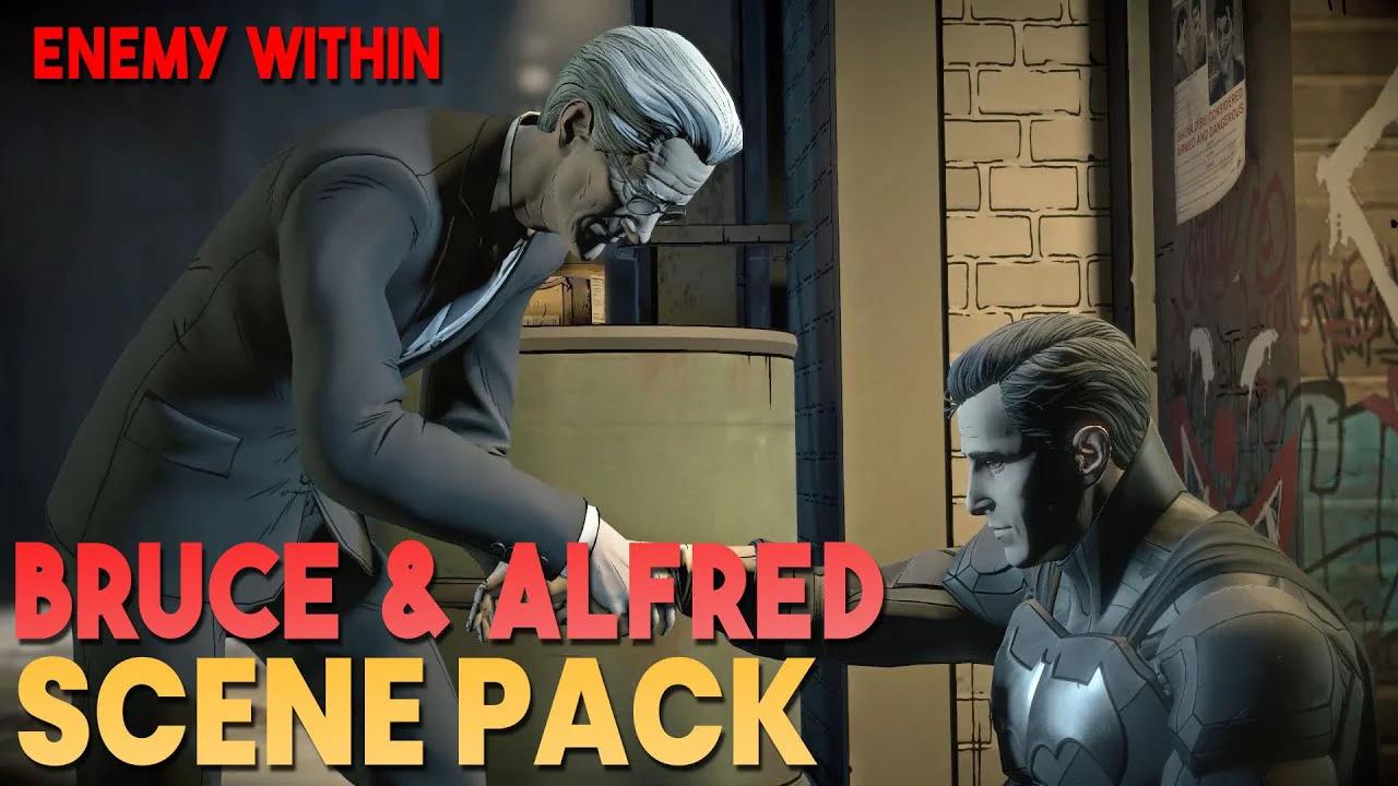 Bruce and Alfred Scene Pack || Batman: The Enemy Within (1080p, 60FPS)