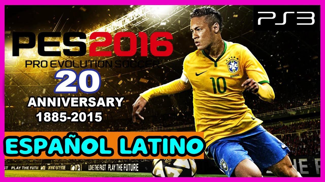 PES 2016 PS3 PKG (NO HAN) & CARPETA (ESPAÑOL LATINO)
