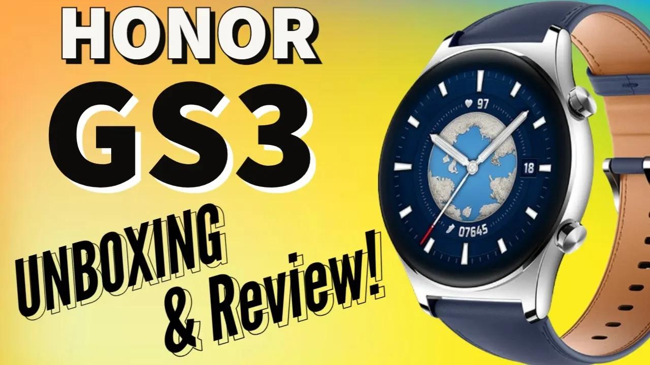 Huawei honor GS3 unboxing review smartwatch