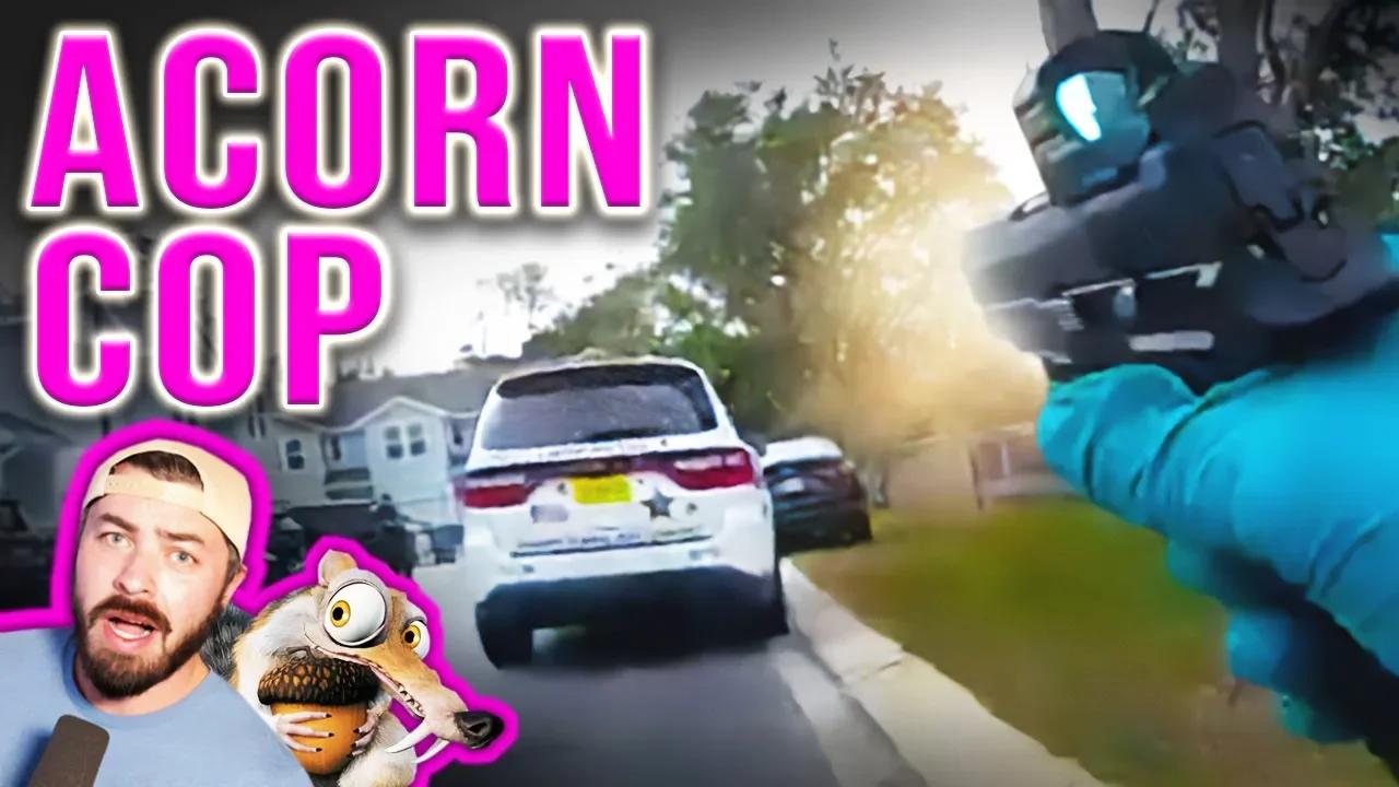 Acorn Scares Cop Into MAG DUMPING Handcuffed Suspect!