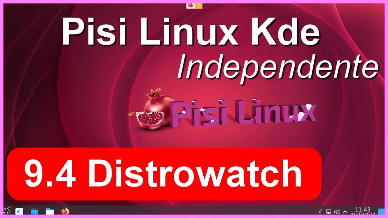 Pisi Linux Independente com Pacotes Próprios. Desktop Kde Leve e Rápido ...