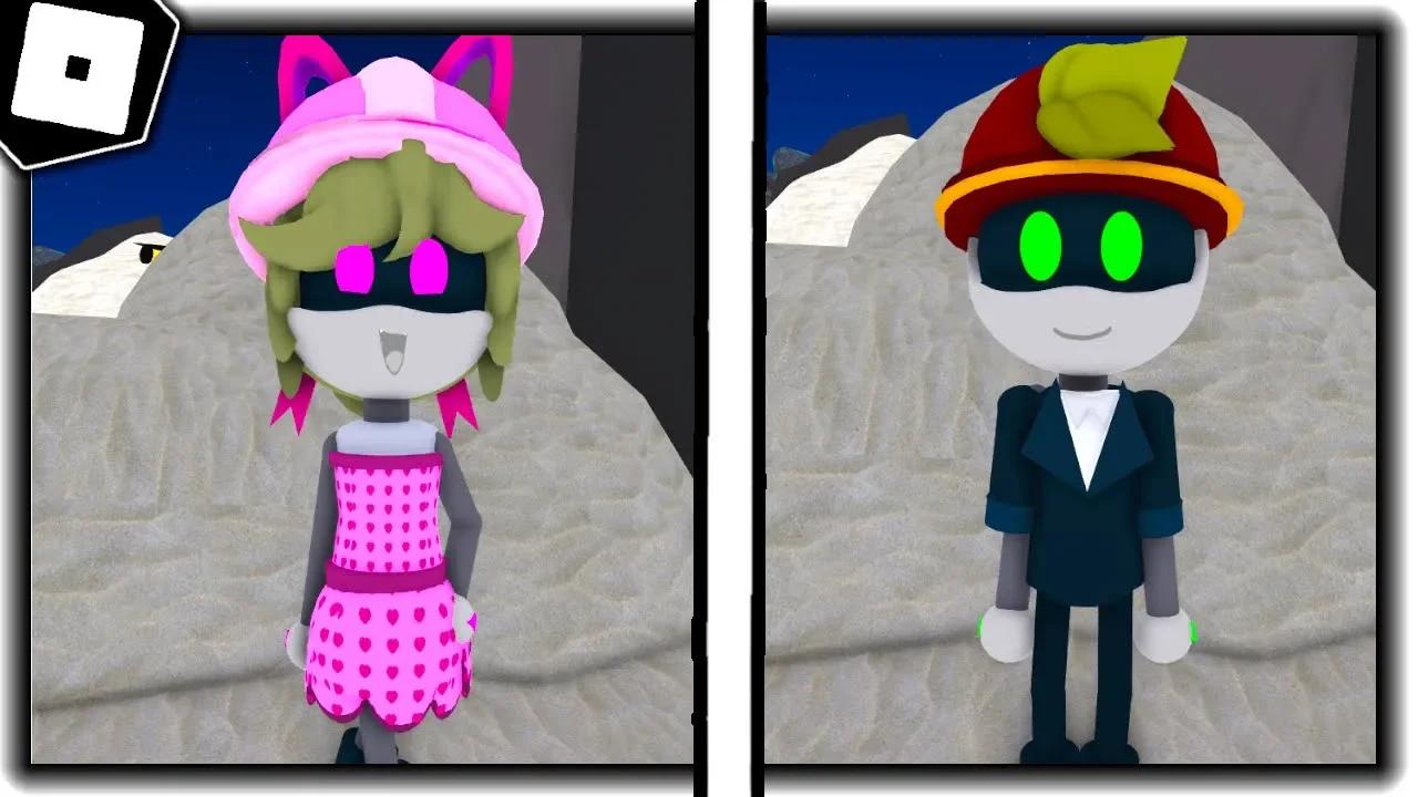 How to get PROM THAD, PROM LIZZY, PROM DOLL BADGES in MURDER DRONES: RP ...