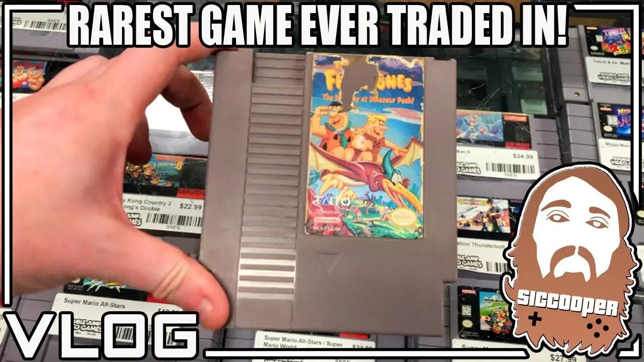 RAREST / MOST EXPENSIVE GAME EVER TRADED INTO OUR GAME STORE! | SicCooper