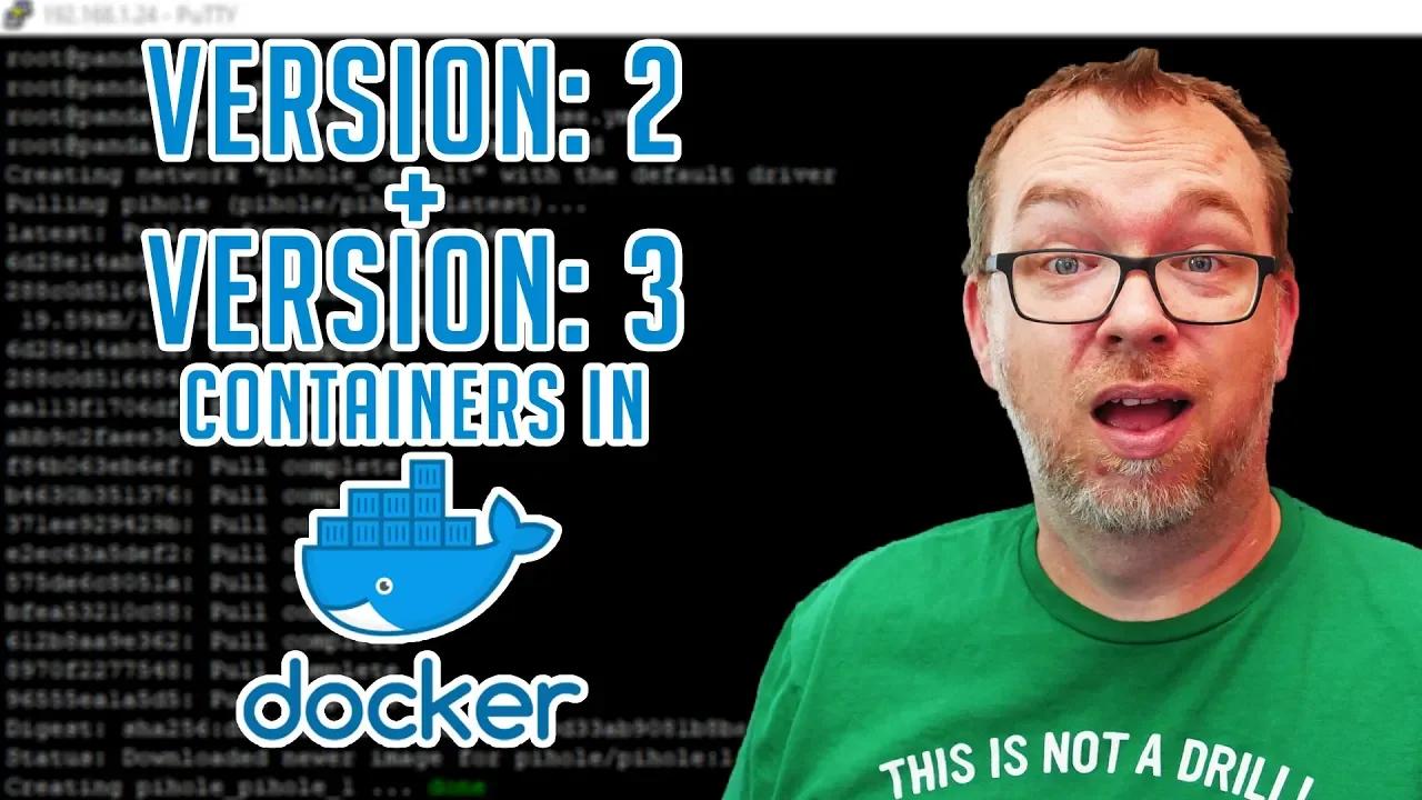 Launch Version 2 AND Version 3 Container Stacks in Docker