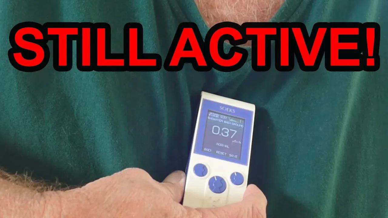 Radioactive Contrast Dye Post Surgery STILL ACTIVE After An Operation