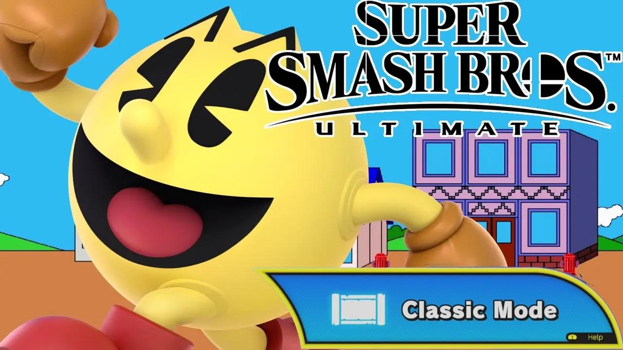 Super Smash Bros Ultimate Pac-Man Classic Mode Can I beat my old 7.1 ...