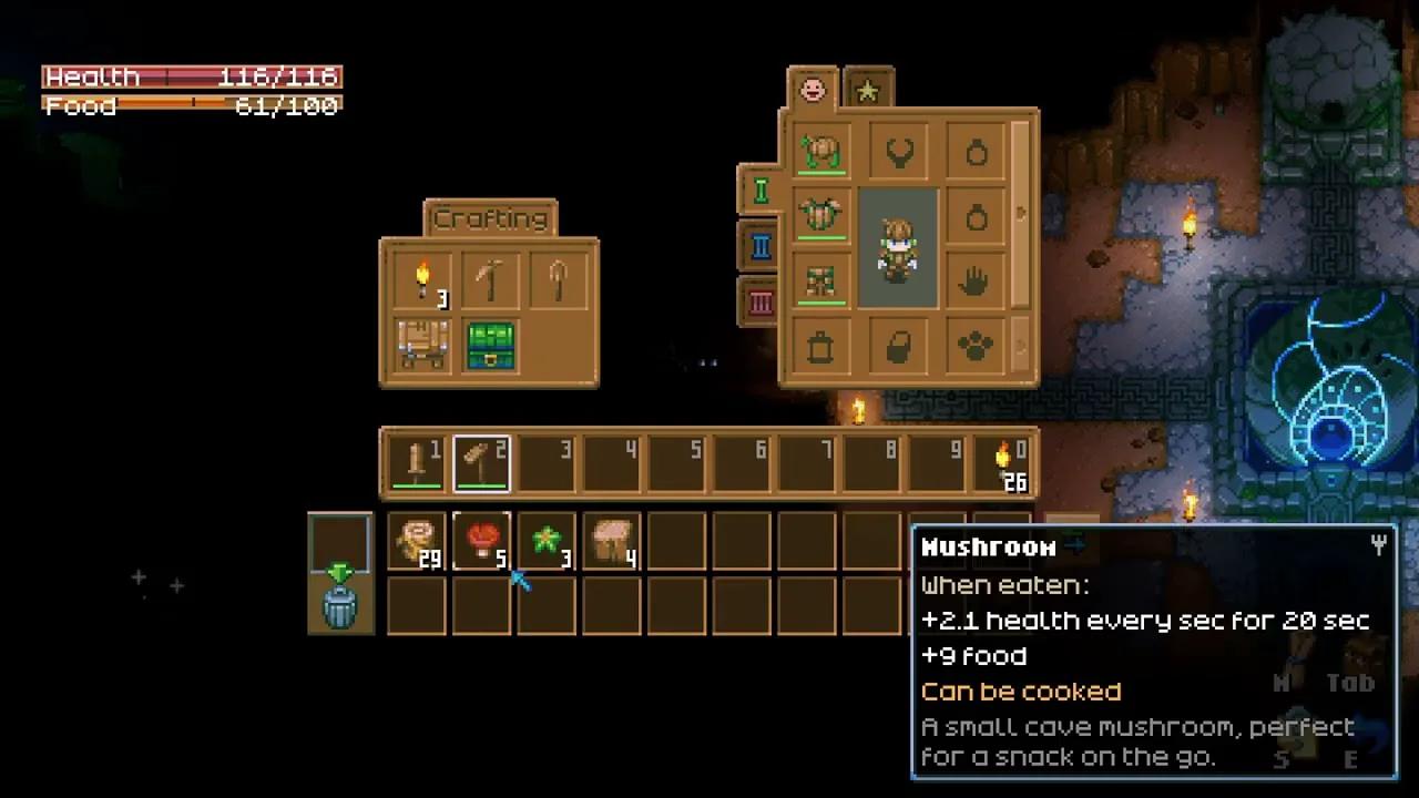 Core Keeper ep 1 Cooking