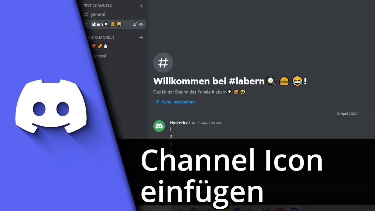 Discord Channel Icons einfügen Tutorial