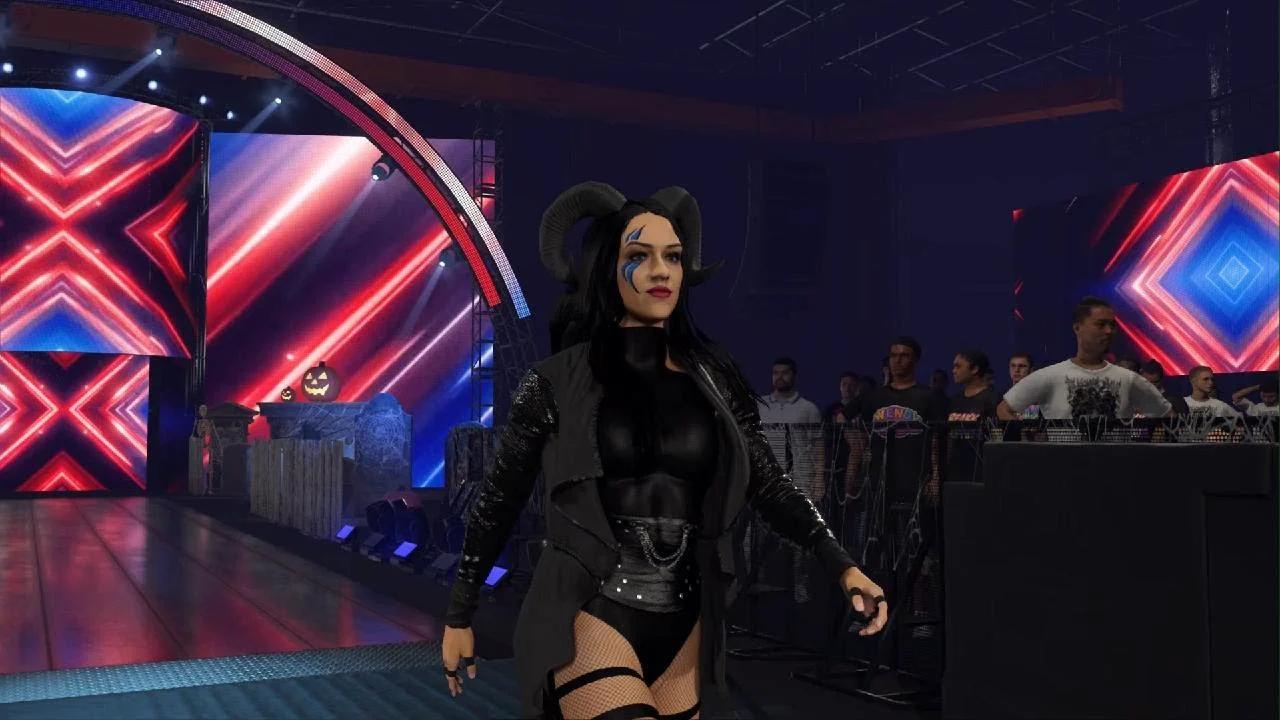 WWE 2K24 - Giulia and Stephanie Vaquer VS Cora Jade and Roxanne Perez