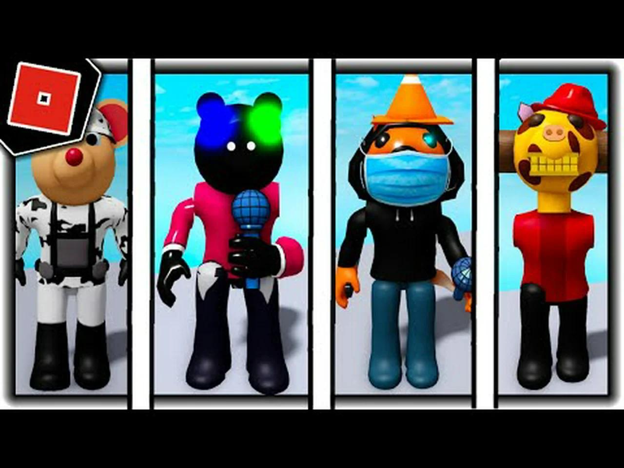 How to get SKIPPA, TRIPLE TROUBLE, BLACK IMPOSTER, SELEVER BADGES in PIGGY RP X FUNK - Roblox