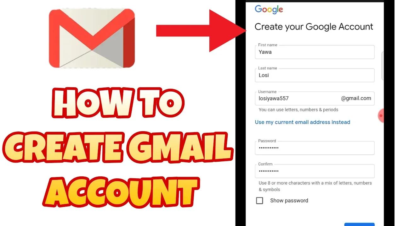 How To Create Gmail Account Using Android ans IOS phone 2021