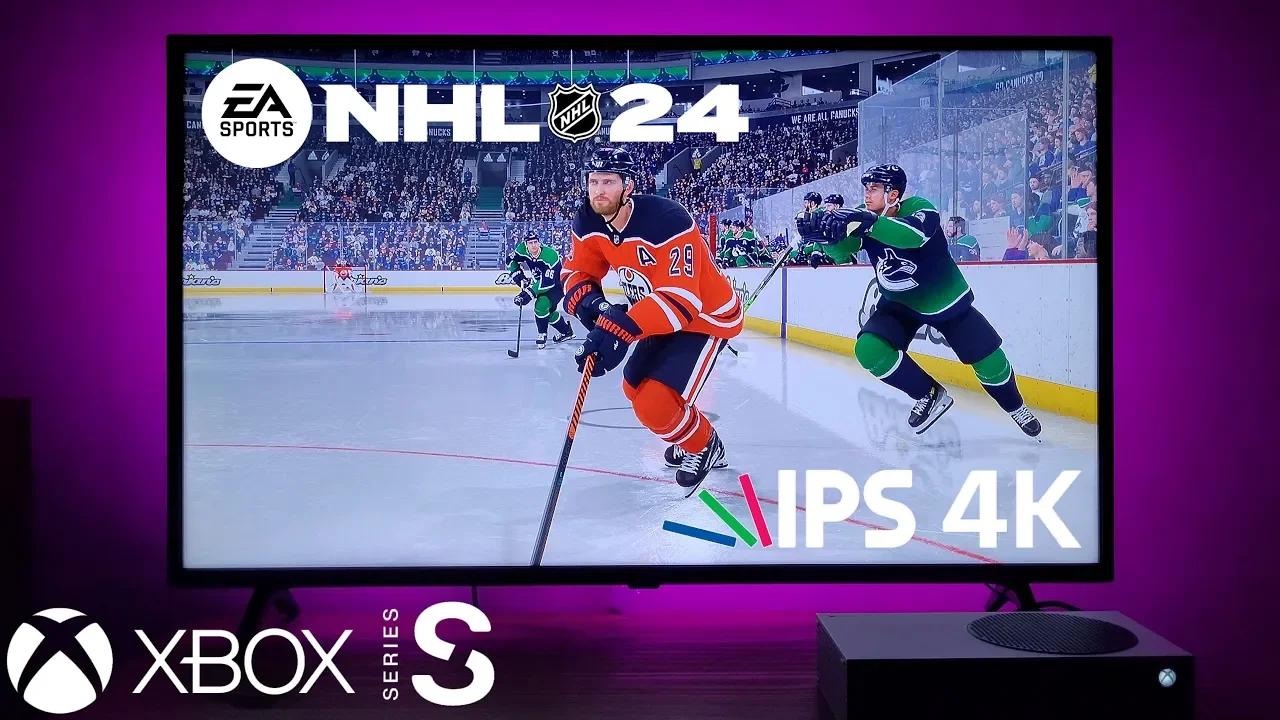 EA SPORTS NHL 24 Xbox Series S Gameplay (LG TV 4K)