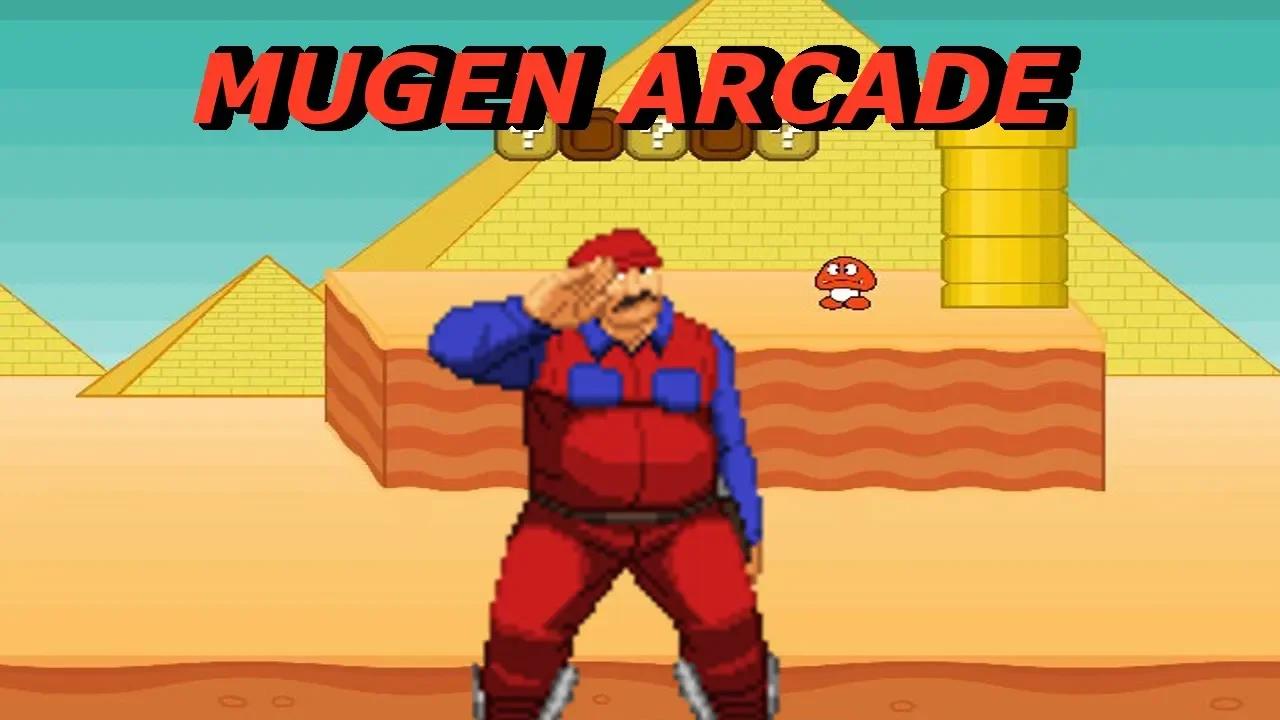 Mugen Arcade Mode with Mario Mario